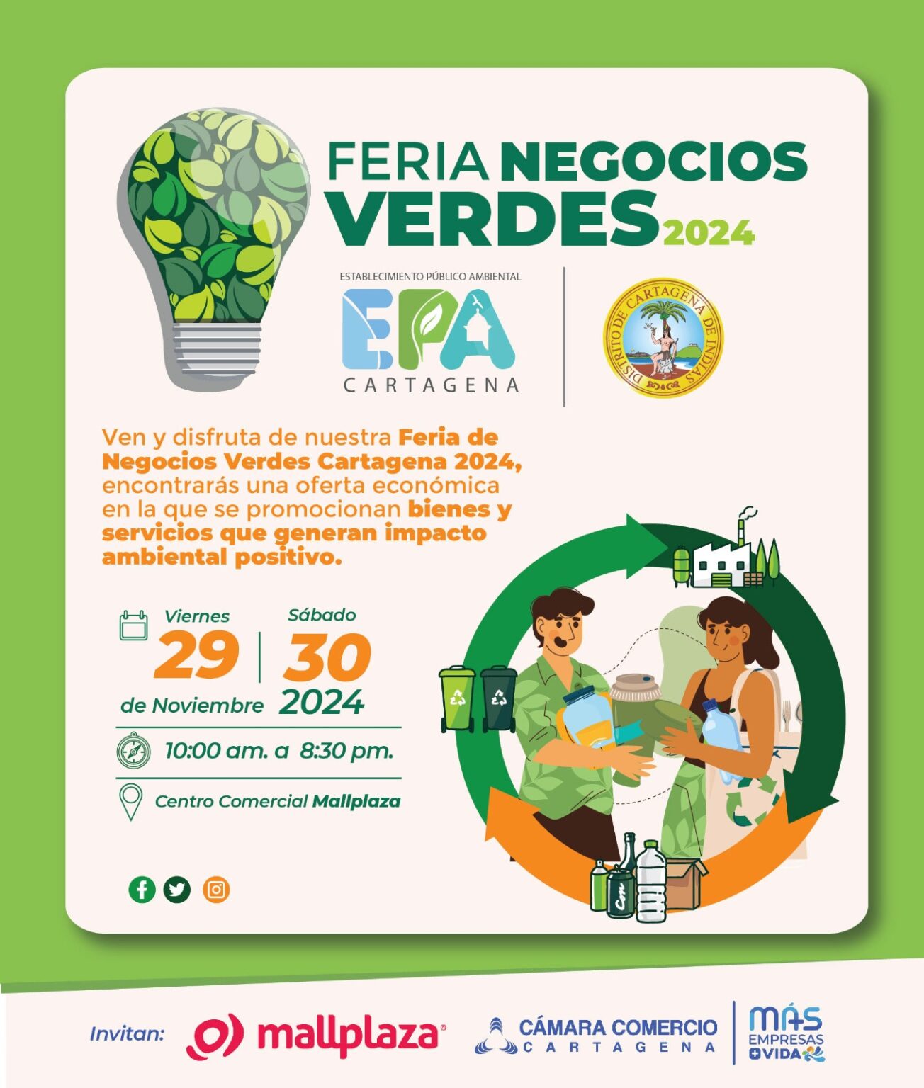 PROGRAMATE PARA LA FERIA DE NEGOCIOS VERDES-2024. – Negocios Verdes